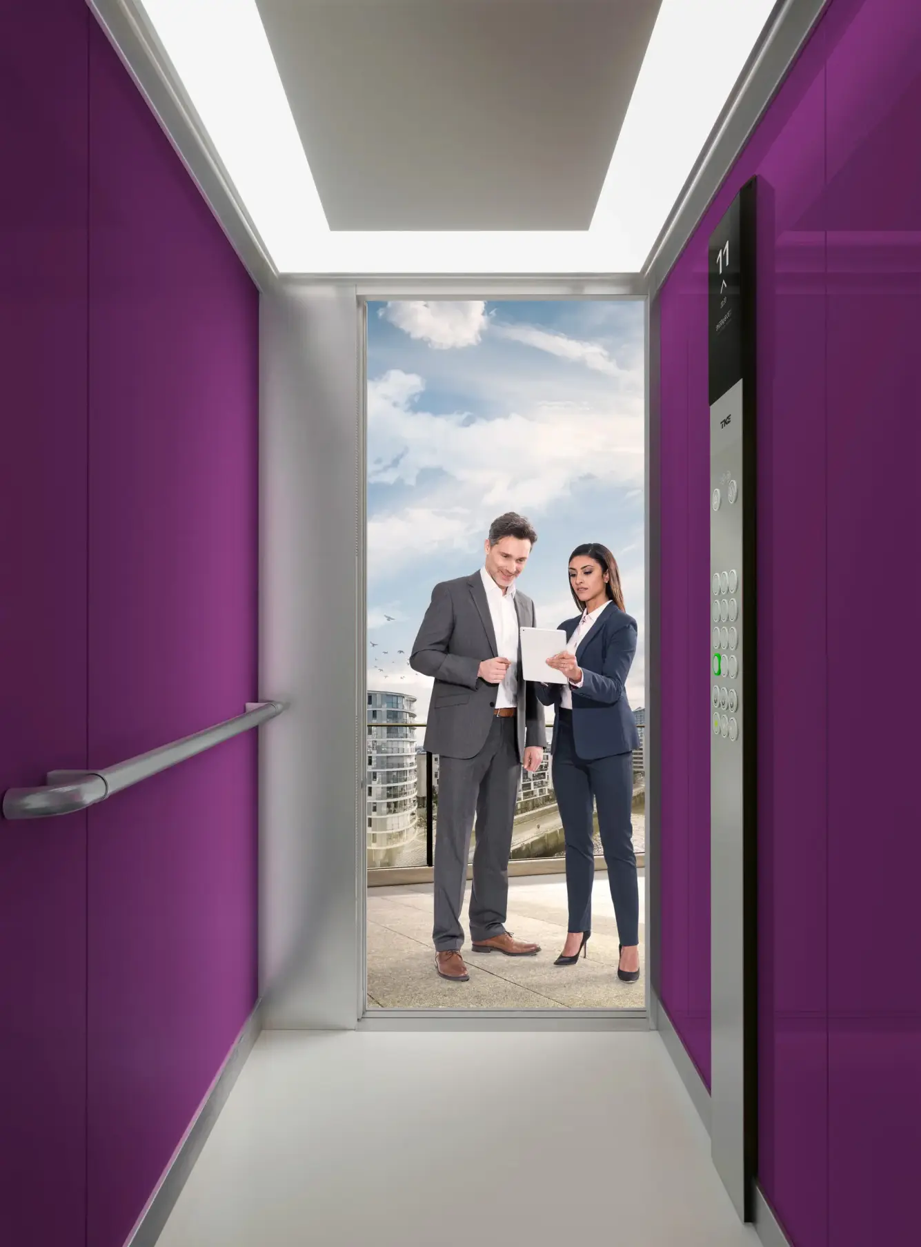 Ascenseur synergy 200 - bâtiments résidentiels | TK Elevator