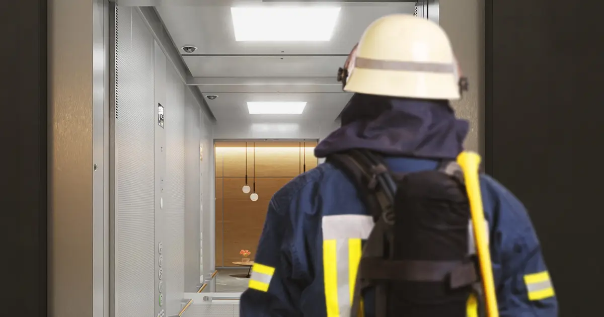 EN 81-72 firefighter lift | EOX by TK Elevator