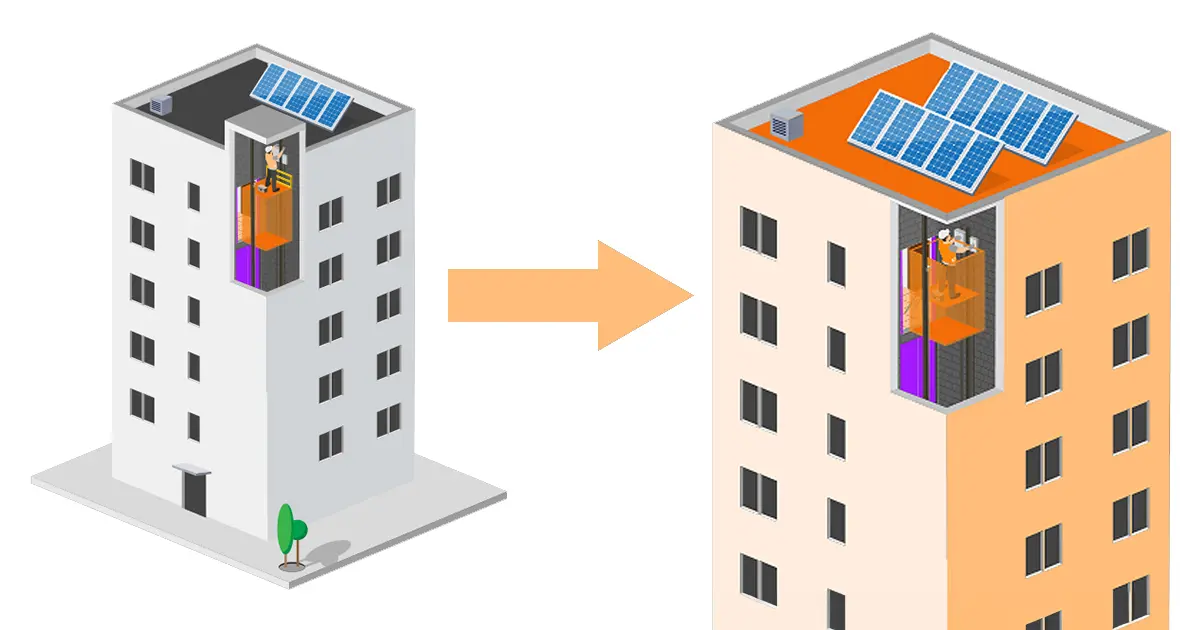 Ascenseur EOX avec hauteur sous-dalle extra-réduite