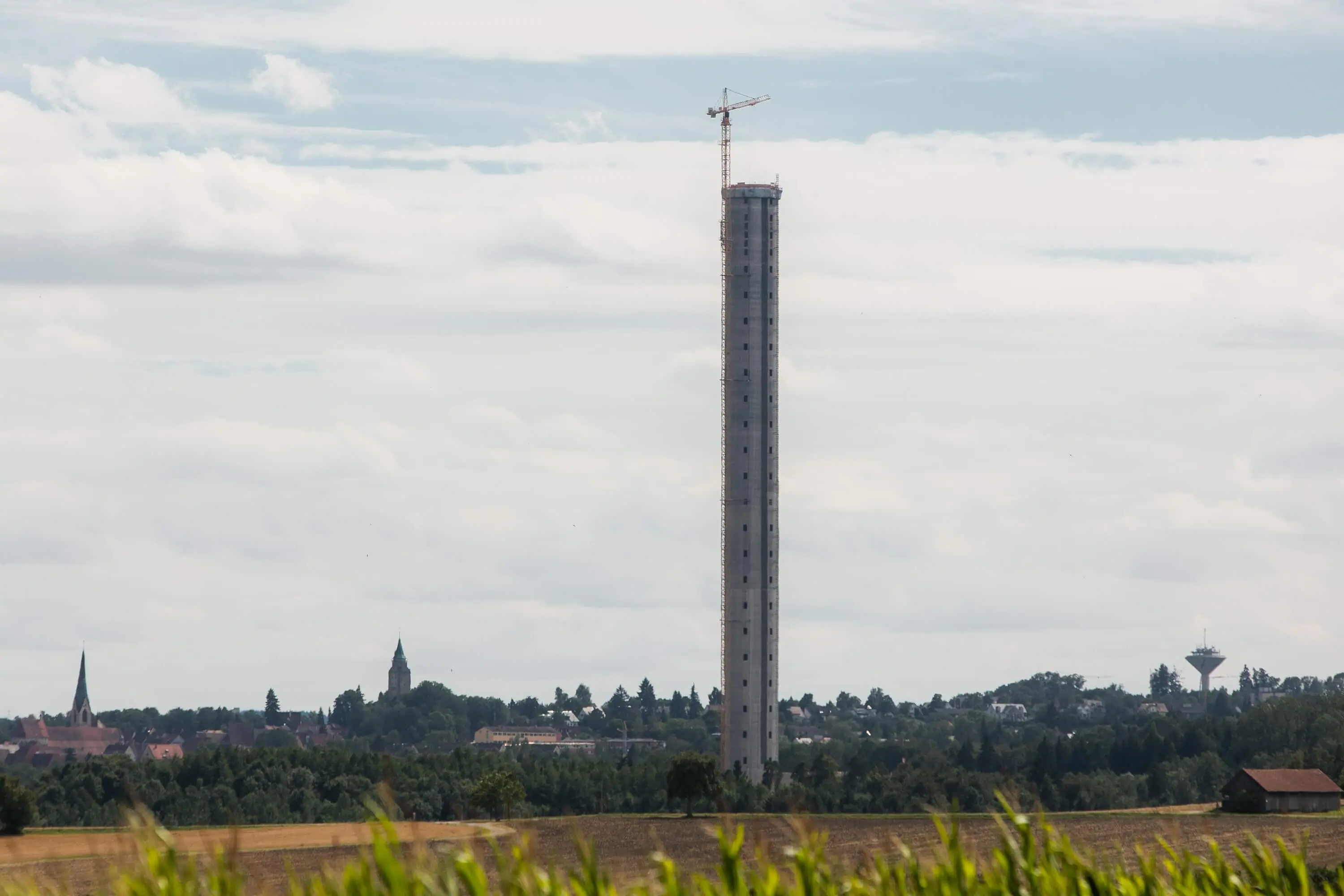 Topping-out ceremony in Rottweil: ThyssenKrupp test tower passes next ...