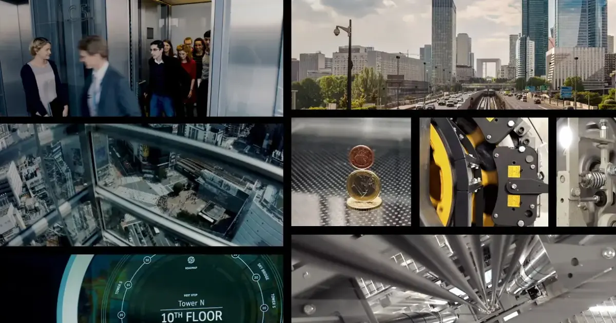 Ascenseur momentum 200 - immeuble grande hauteur| TK Elevator